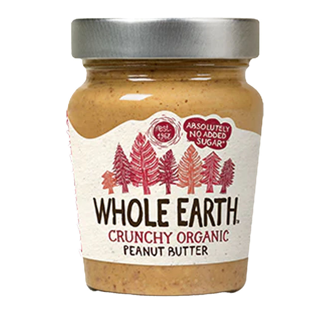 Discount Health Store | Whole Earth Organic Crunchy Peanut Butter 340g